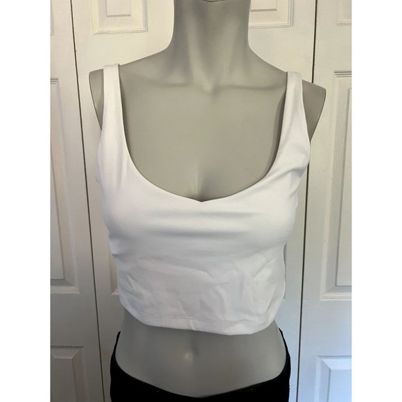 All Access Bandier | Tops | All Access Bandier White Vneck Tempo Crop ...